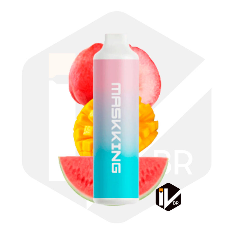 Maskking Aroma 6000 Puffs Blue Razz (Mirtilo e Framboesa) - iVape BR - Cigarros Eletrônicos